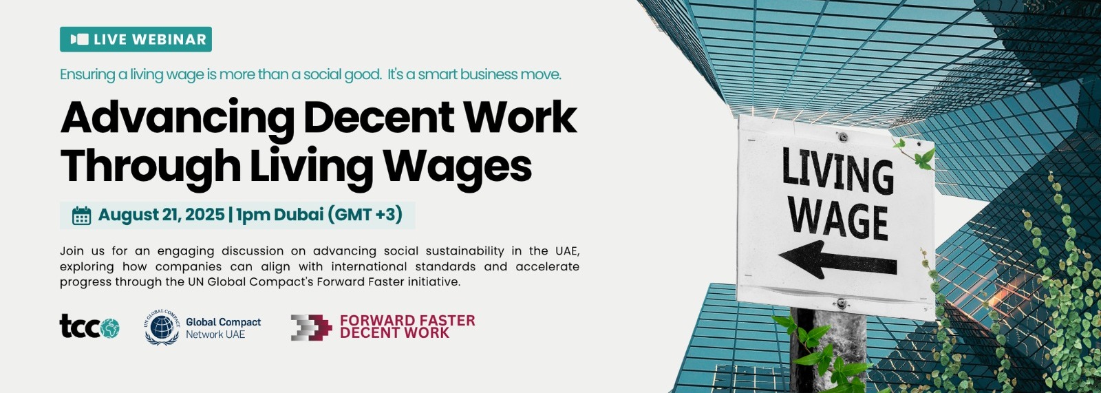 Webinar: Advancing Decent Work Through Living Wages | The Climate Club