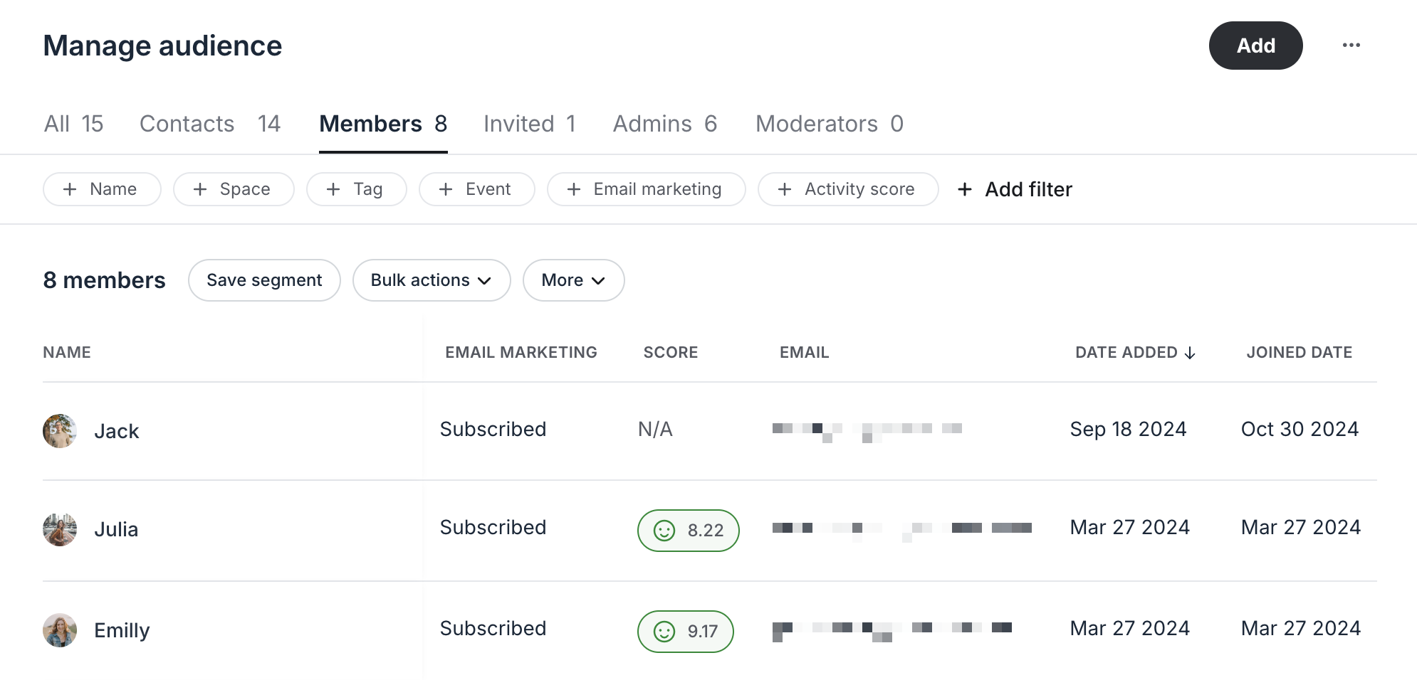 View and manage your community members | Circle Knowledge Base