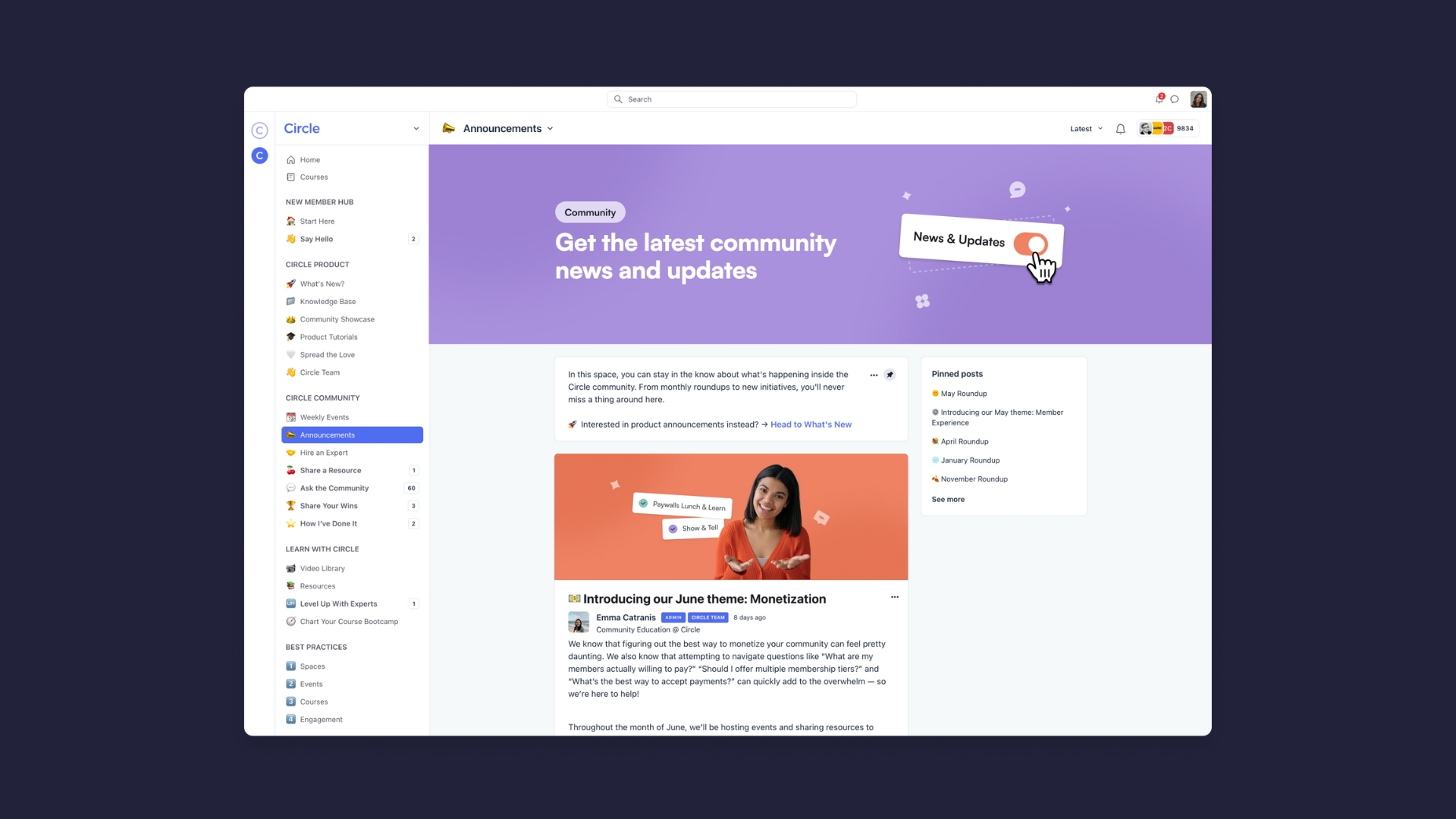 Visit the Circle customer community | Circle Academy