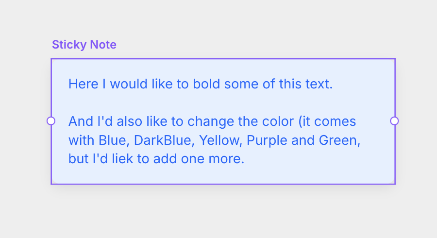 Change Sticky Notes Font Start/Stop/Continue/Change Sticky