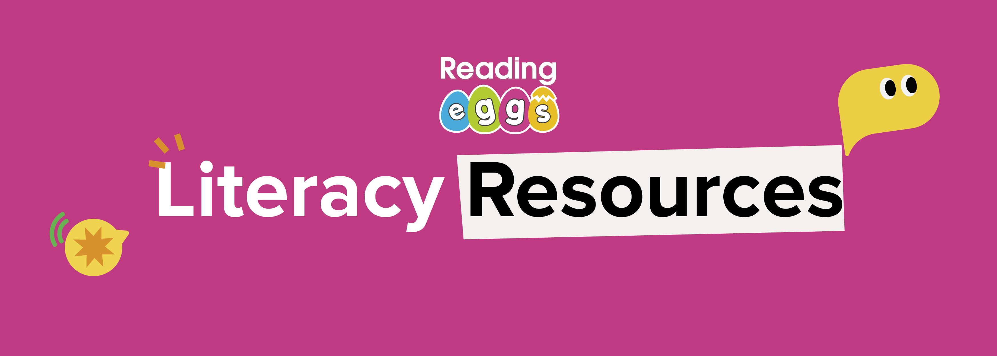 FREE literacy resources Reading Eggs | The POD by 3P Learning