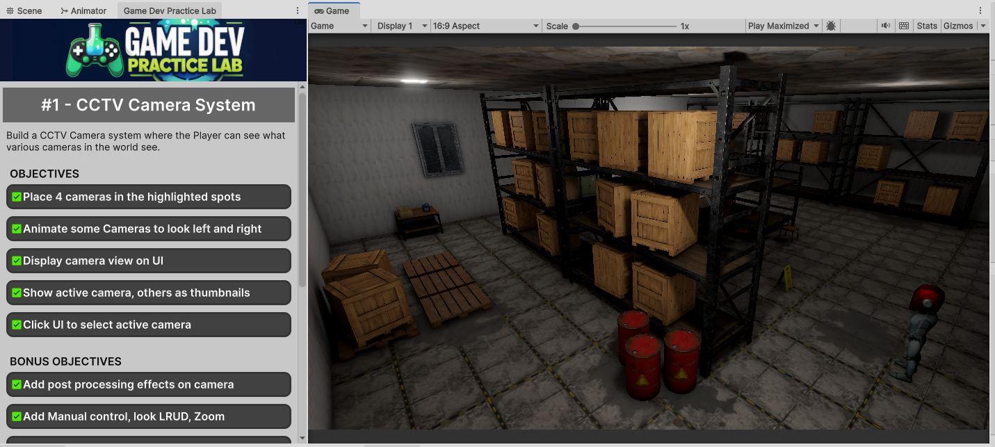 Challenge Start | Game Dev Practice Lab