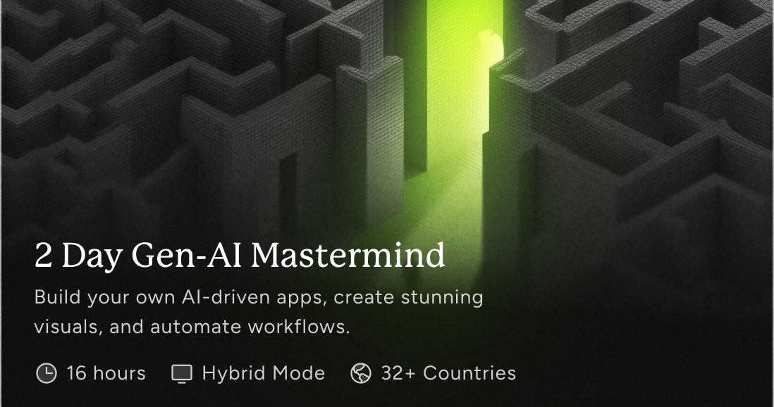 Generative AI Mastermind | Outskill