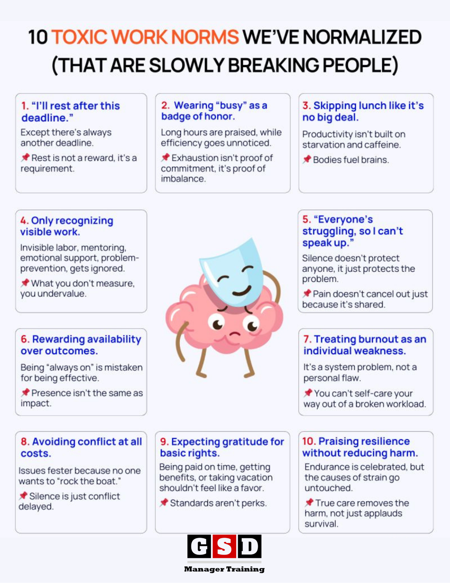Toxic work norms are easy to normalize—and hard to break | GSD Manager ...