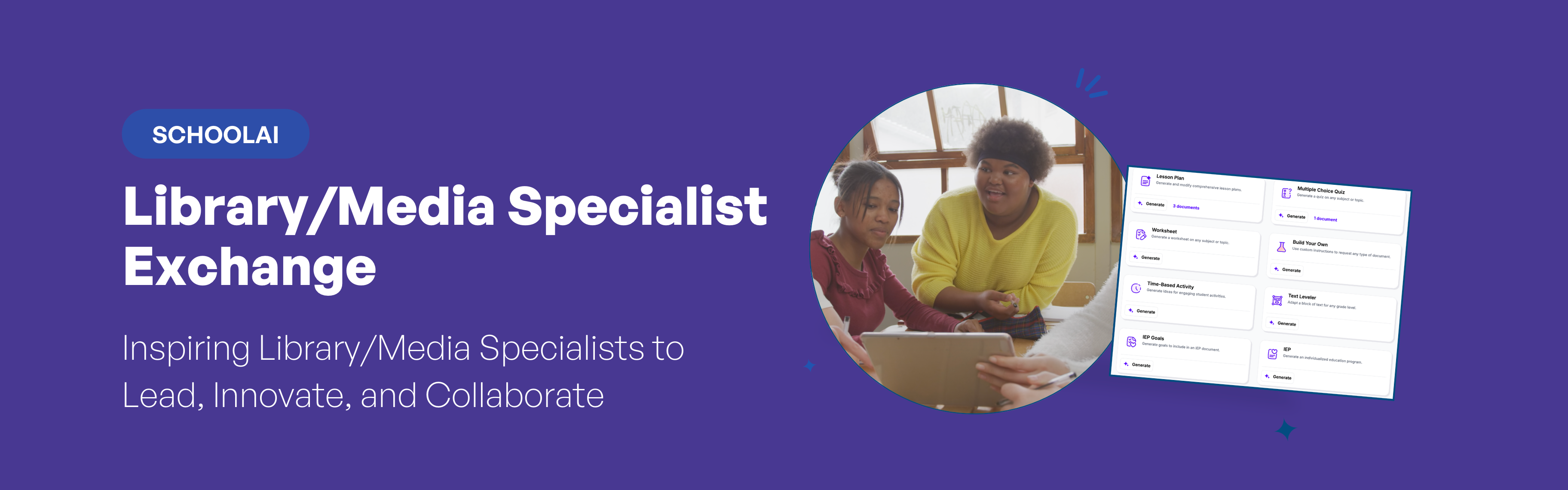 Library/Media Specialist Exchange | SchoolAI