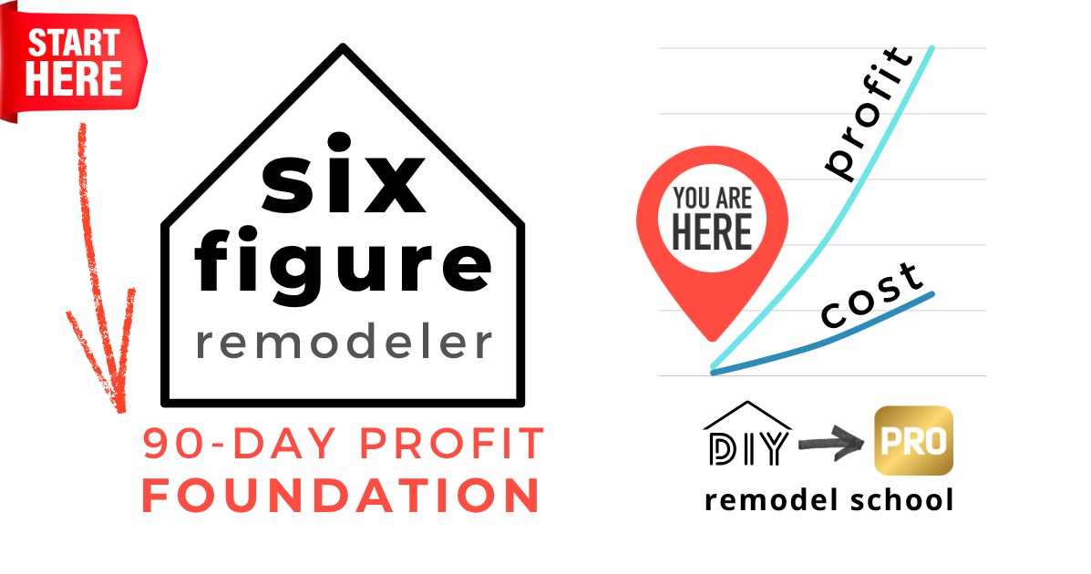 90-Day Profit Foundation Next Step | remodel school