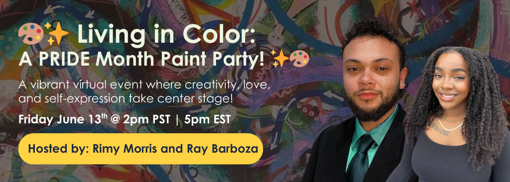 Living In Color: A PRIDE Month Paint Party | Foster Greatness