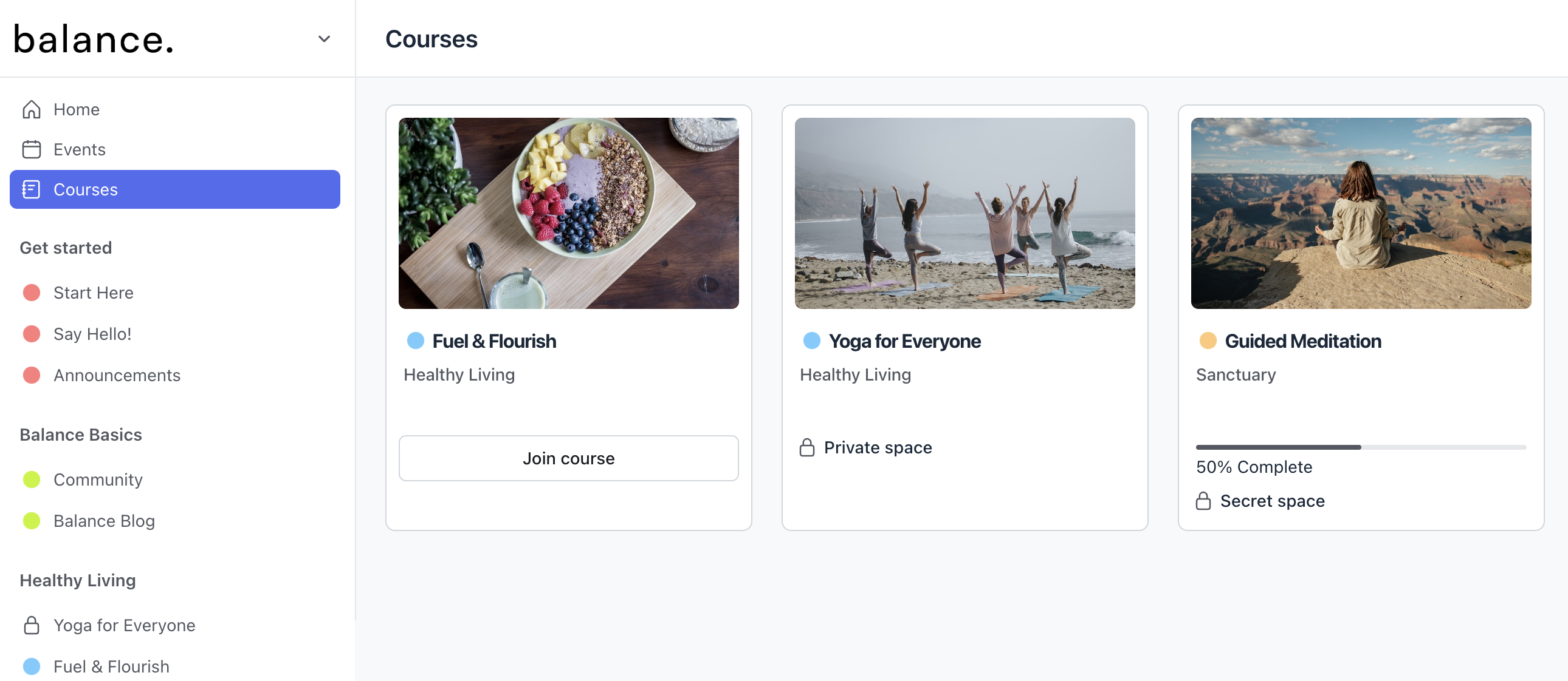Discover available courses in the community | Circle Knowledge Base